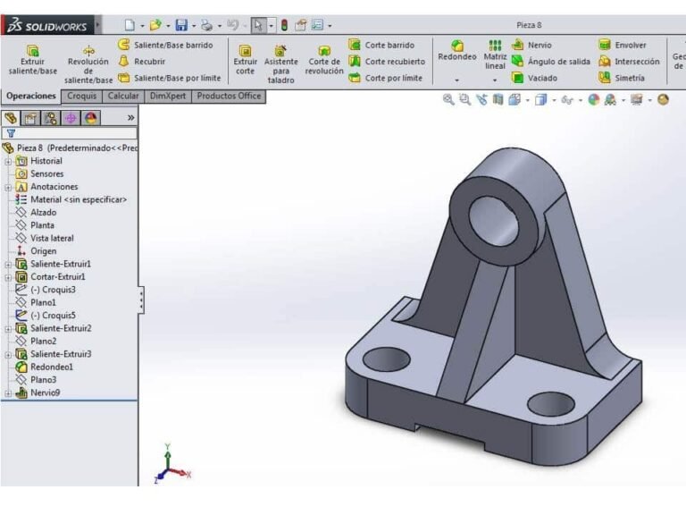 Piezas SolidWorks: Cómo Crear Y Utilizar Piezas En Tu Diseño 3D ...